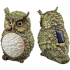 ZYPNB Solar Garden Light Owl Lawn Lamp Waterproof Solar Lights, Outdoor Lighting Night Light Decorative Home Garden, LED Solar Garden Light
