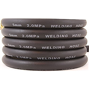 Flowmeter Hose with 5/8"-18 Male Connectors - 5 Feet Long