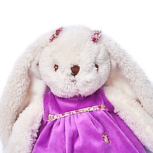 Dilly dudu 2020 Holiday Plush Bunny Rabbit Stuffed Animal Soft Toys Cuddly Dolls Best Gifts 12-Inch (Purple)