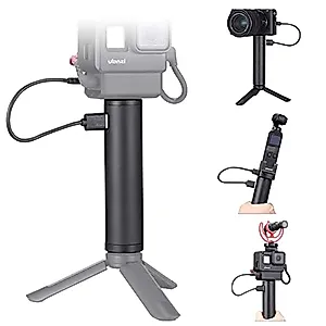 ULANZI BG-2 6800mAh Power Bank Hand Grip for Sony RX100 VII Canon G7X Mark III Compact Digital Cameras, GoPro 10 9 8 Action Cameras, DJI OSMO Pocket, and iPhone 13 Samsung Google OnePlus Smartphones