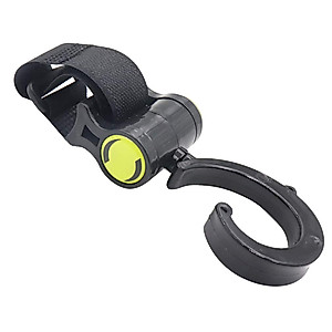 Dasunny 2 Pcs Baby Stroller Hooks Clips, Multi Purpose Plastic Hooks for Hanging Diaper Bags, Groceries, Clothing, Purse