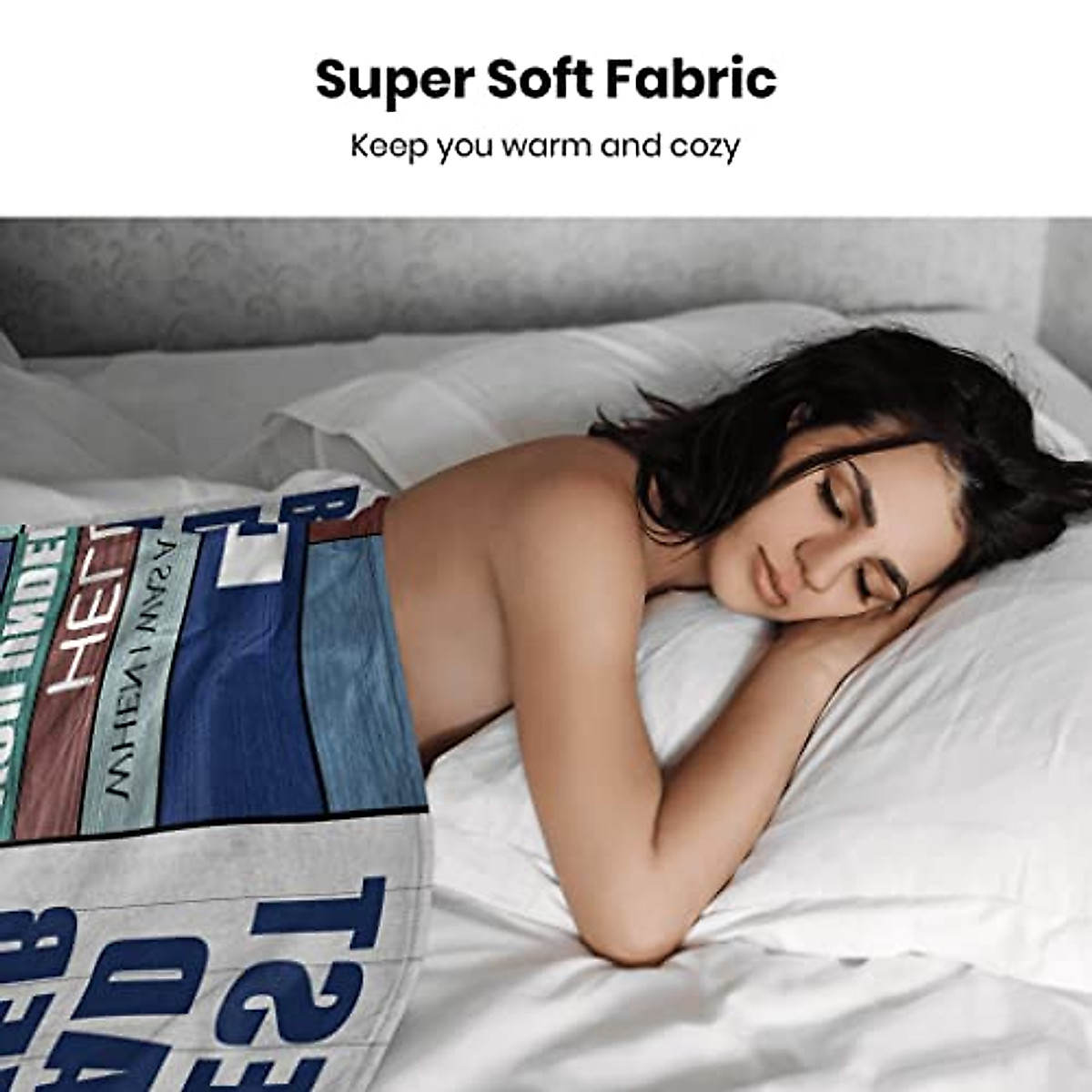 Oreslen Fathers Day Blanket Gift,Gifts for Dad, Dad Birthday Gift, to My Dad Blanket, Dad Birthday Gift from Daughter, Best Dad Gift Ideas Throw Blanket 60"x50"