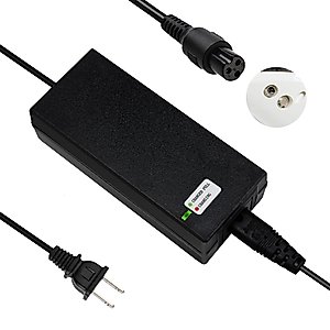 EVAPLUS 42V 2A Power Adapter with 8mm Mini 3-Prong Connector,Universal Replacer for 36V Lithium Battery Power Supply Adaptor