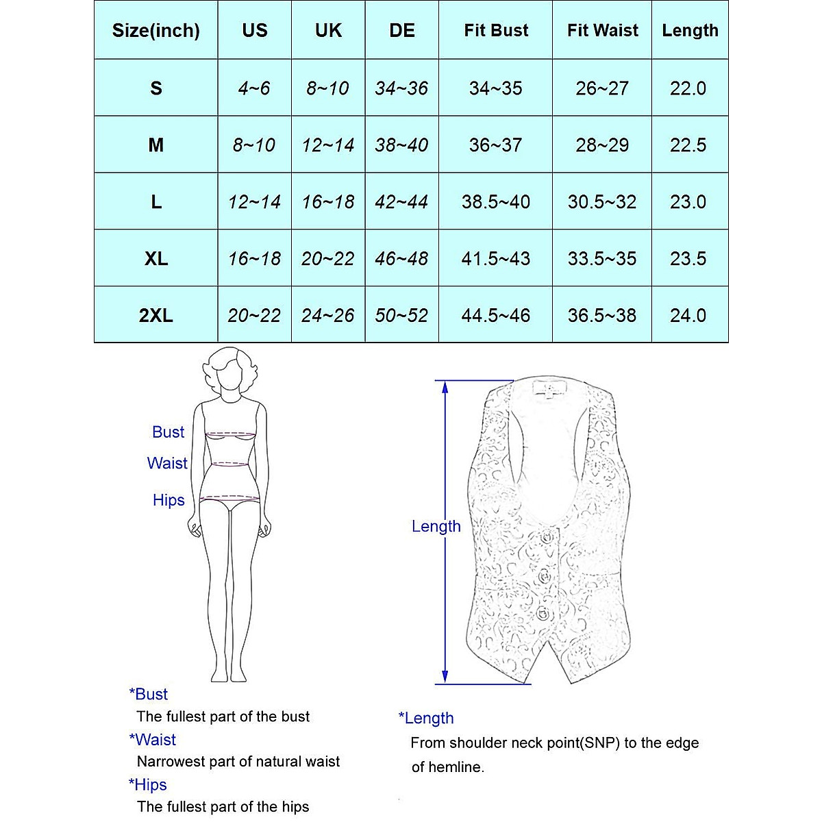 GRACE KARIN Suit Vest For Women Sleeveless Dressy Waistcoat Vest