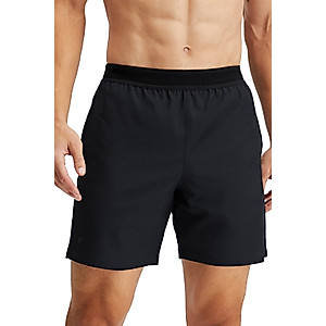 Fabletics Men's The Fundamental Short, Workout, Running, Training, Gym, Yoga, Ultra Lightweight, Athletic, 9" Inseam, M, Black