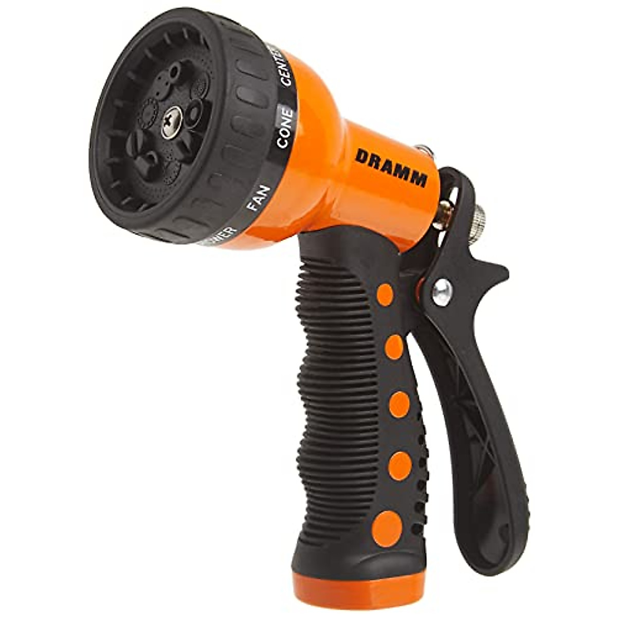 Dramm Available 12702 9-Pattern Revolver Spray Nozzle, Orange
