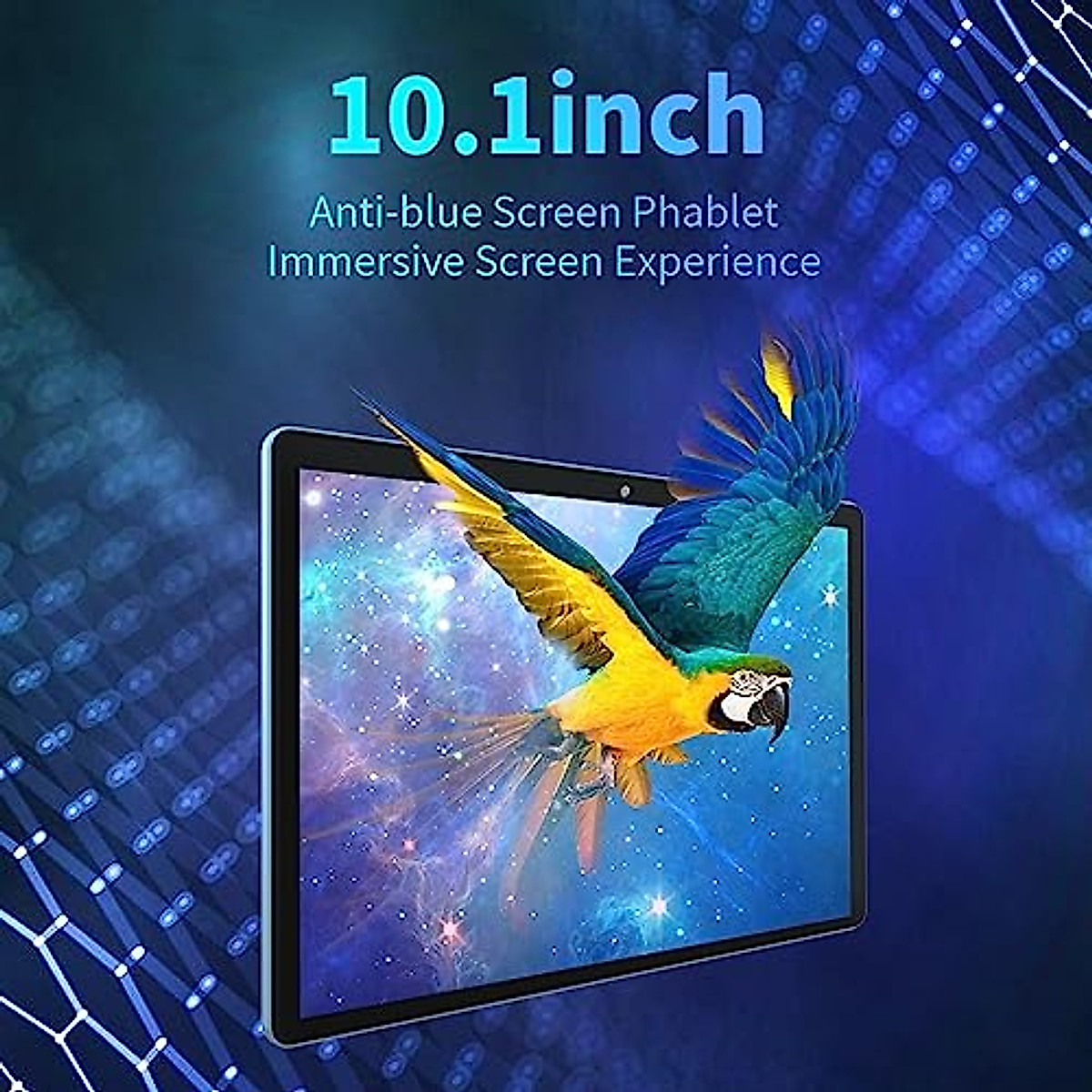 Android 11 Tablet 10inch Phablet, Large Storage 64GB Tablets Dual Stereo Speakers 512GB Expand, Octa-core Processor 3GB RAM 6000mAh Big Battery 10.1'' IPS HD Screen Google Tableta Tab