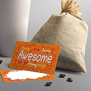 50 You are Awesome Cards -Thank You Appreciation Gifts Cards - You are Awesome Recognition, Encouragement and Kindness Notes for Employees, Teachers, Staff, Graduation, Friends, Family, Co-Workers.