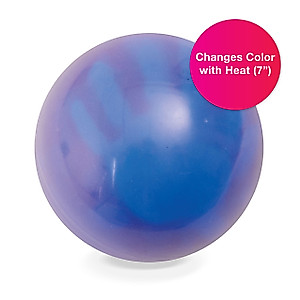 Edushape Incredi-Ball Change-A-Color Sensory Ball for Baby - 7" Color Changing Baby Ball That Helps Enhance Gross Motor Skills for Kids - Toddler Ball for Sensory Development