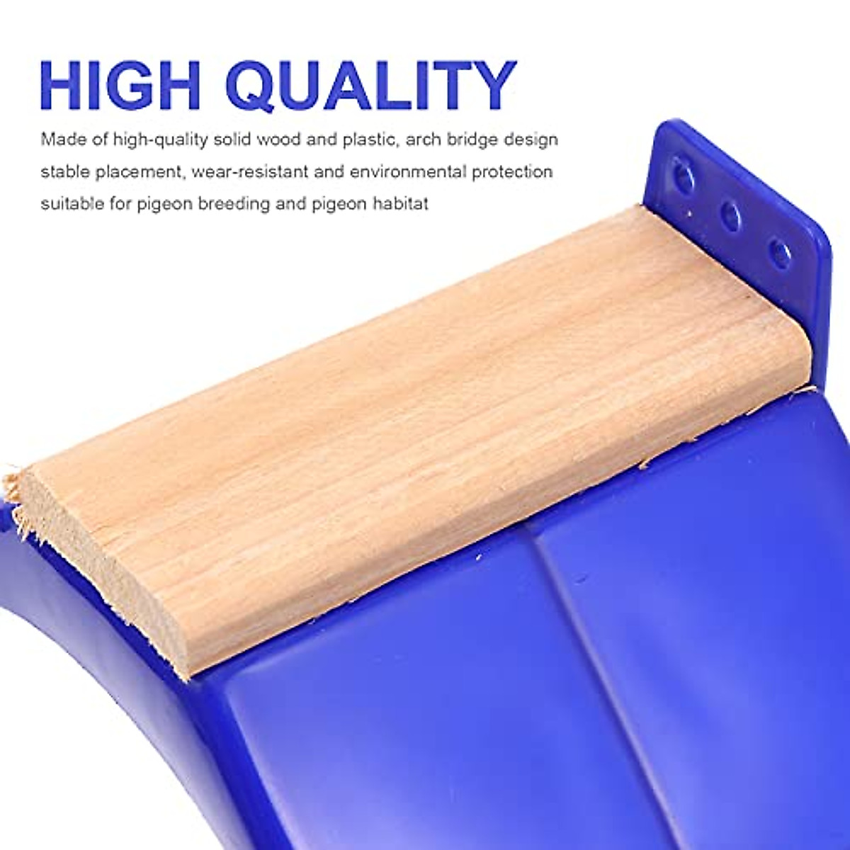 balacoo 4pcs Dove Rest Stand Lightweight Pigeons Bird Perches Plastic Wood Roost Bird Dwelling Support Cage Accessories for Dove Pigeon and Other Birds