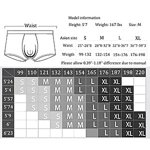 NIDREON Mens Elephant Nose Style Hollow Back Underwear T-back G-string Thongs Black XL