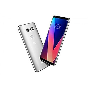 LG V30 Silver for Verizon 64gb - LTE - 6in QHD Plus FullVision Display, LTE, GSM (Renewed)