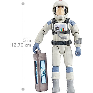 Mattel Disney and Pixar Lightyear XL-01 Buzz Lightyear Action Figure, 12 Points of Articulation & Accessories, 5-in Scale