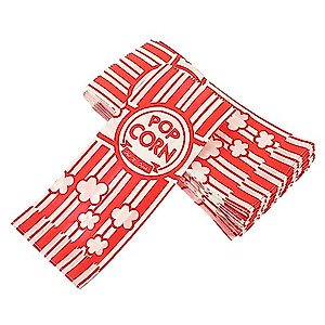 ULTECHNOVO 100pcs Popcorn Popcorn Packaging Bag Sweets Snacks Mini Gift Box Paper Food Trays Snacks Holders Container Popcorn Treat Boxes Popcorn Holders Cups Individual Popcorn Bags Portable