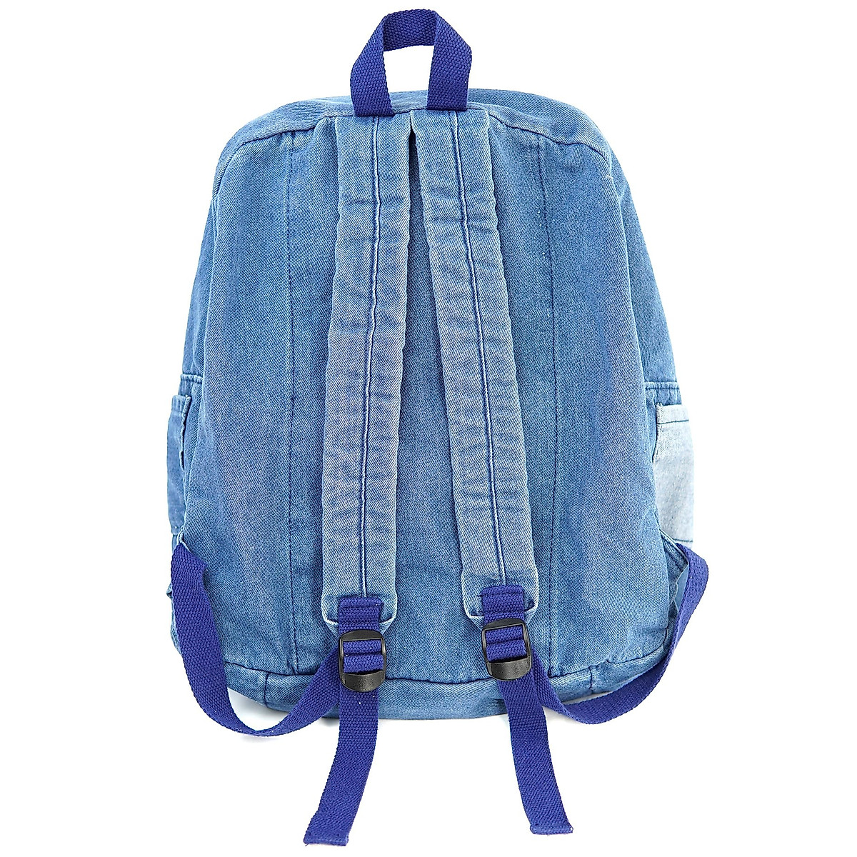YunZh Denim Backpack Casual Style Lightweight Jeans Backpacks Classic Retro Travel Daypack Bookbags