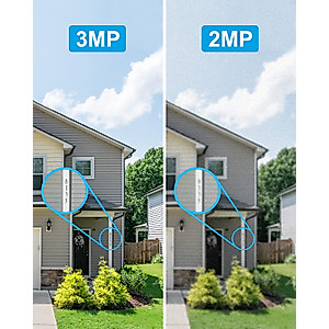 Wireless Security Camera System,ANRAN 8 Channel 2K NVR 4Pcs 3MP Home WiFi Security Camera Outdoor with1TB Hard Driver,Night Vision, IP66 Waterproof, Motion Alert, Remote Access…