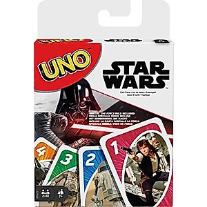 Mattel Games UNO Star Wars Card Game for Kids & Family with Themed Deck & Special Rule, 2-10 Players