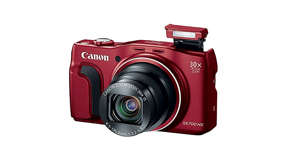 Canon PowerShot SX700 HS (Red) – Compact Camera with 30x Zoom & Wi-Fi