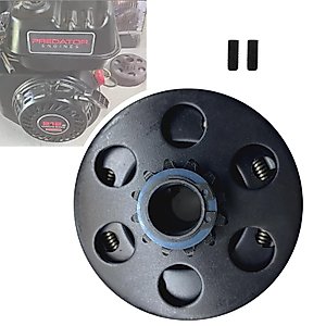 QYMOTO Go Kart Mini Bike Clutch 3/4" Bore 12 Tooth 35 Chain Predator 212cc Centrifugal Clutch Fit for 6.5 HP Engine GX160 GC190 GX200 Predator 212 Clutch with 2 Screws