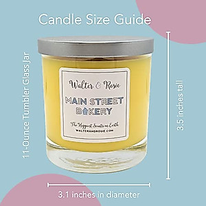 Walter & Rosie Candle Co. - Pineapple Float 11oz Scented Candle Inspired by Disney Scents & Dole Whip - Smell Like Disney Resorts - Happiest Scents on Earth - Soy Blend - Up to 40 Hrs