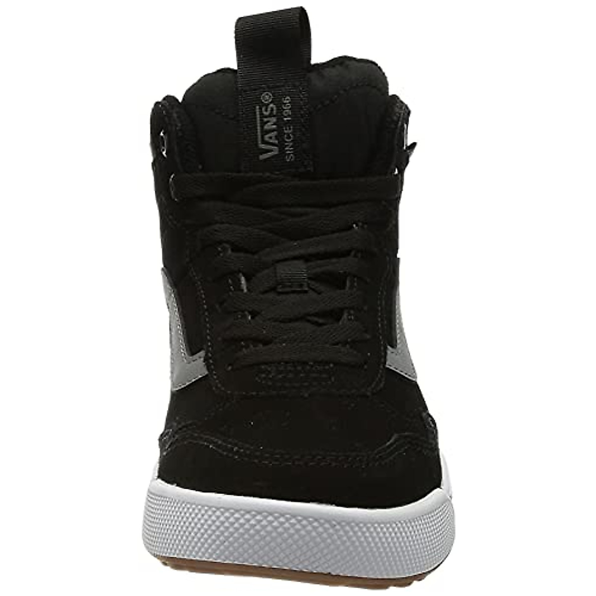 Vans Women's Hi-Top Trainers Sneaker, Suede Black Pewter, 9