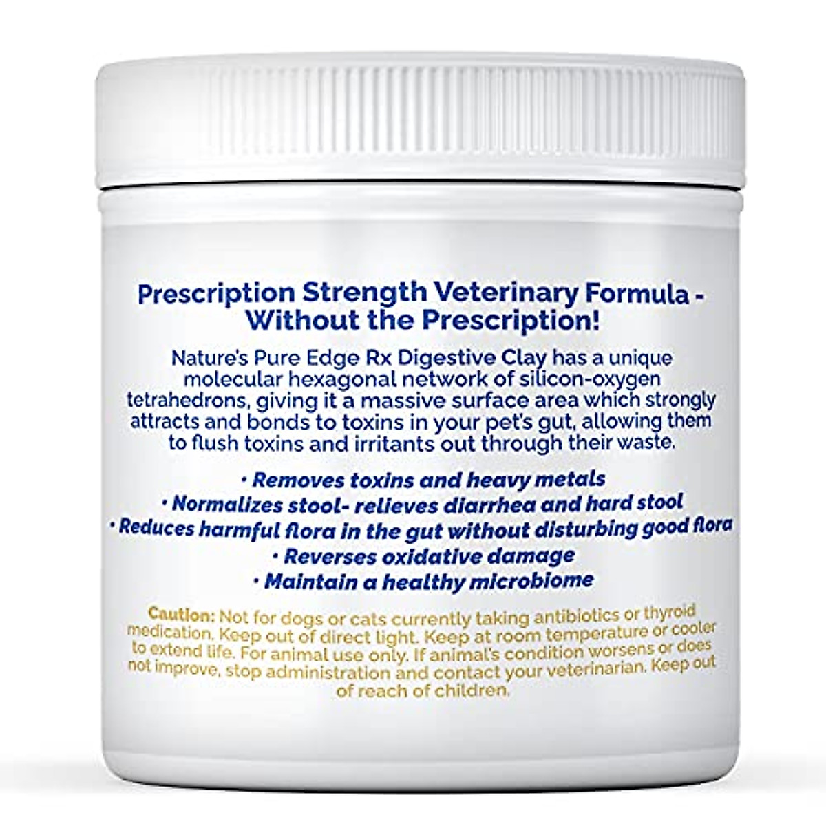 Rx Clay for Digestion for cat and Dog Stomach Relief. Cat and Dog Anti Diarrhea Medication. Cat and Dog Stomach Upset Medicine for cat and Dog Diarrhea. Extra Large 210 Grams. Veterinary Grade.