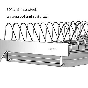 PLABCATNB Dish Rack,Kitchen Racks Drain Dish Rack Wall Mount Perforated Installation - 2 Layers / 3 Layers/3 Layers (2 Layers)
