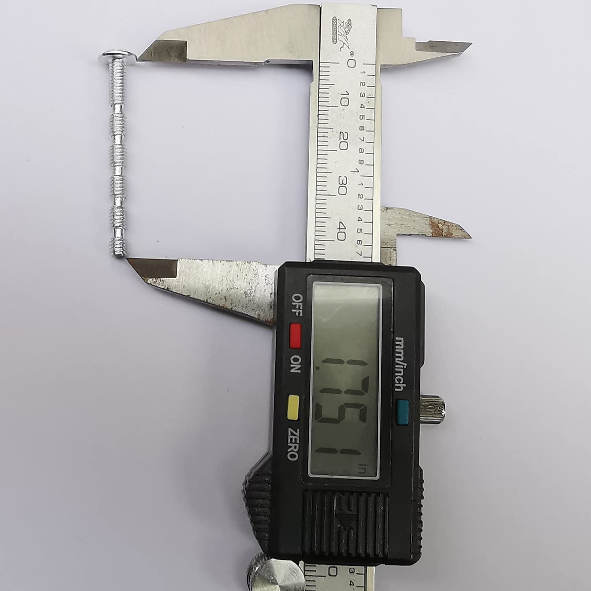 Truss Head Break Away Screws, Imperial 8-32 Thread x 1-3/4", 80-Pcs/11ounces Long Slub Bolts for Cabinet Drawer and Door Handles and Knobs，Long Slub Machine Phillips Screws