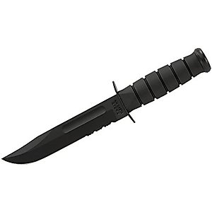 KA1212-BRK USA Fighting Knife black, Medium