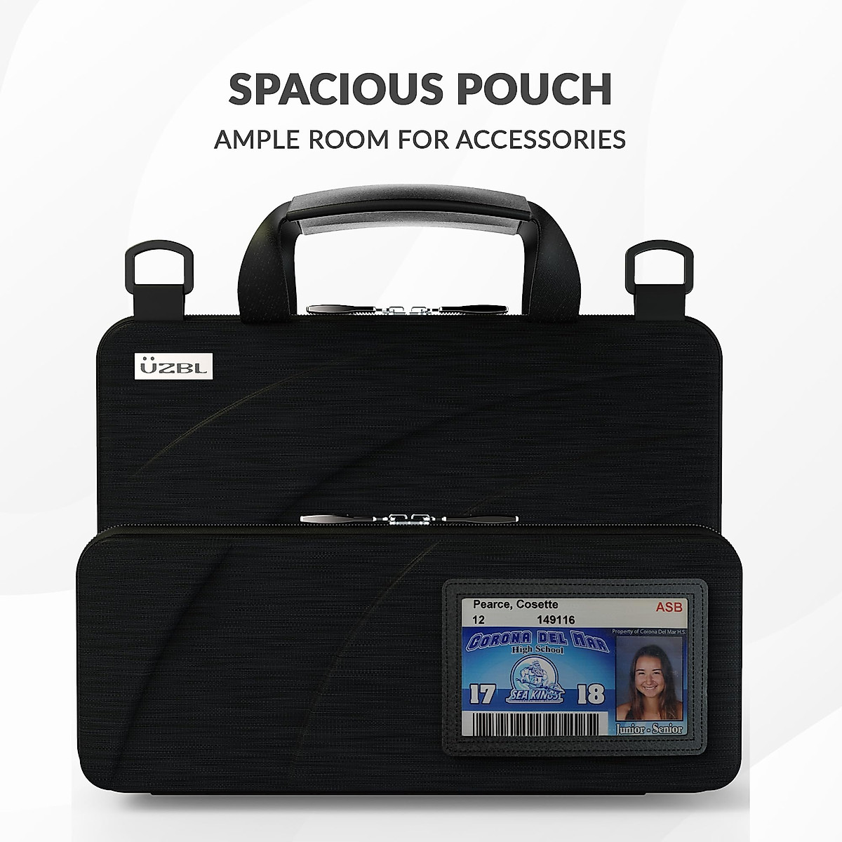 UZBL 13-14 inch Always on Pouch Work In Case For Chromebook and Laptops, Designed For Students, Classrooms, and Business