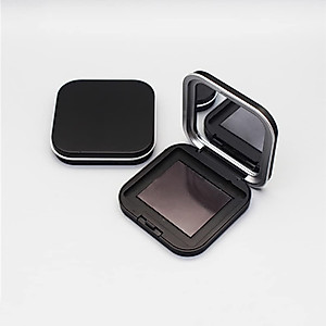 KALLORY 6pcs Empty Magnetic Eyeshadow Palette, Small Makeup Palette Lipstick Compact Containers Cosmetic Sample Storage Cases Magnetic Pallete for Makeup