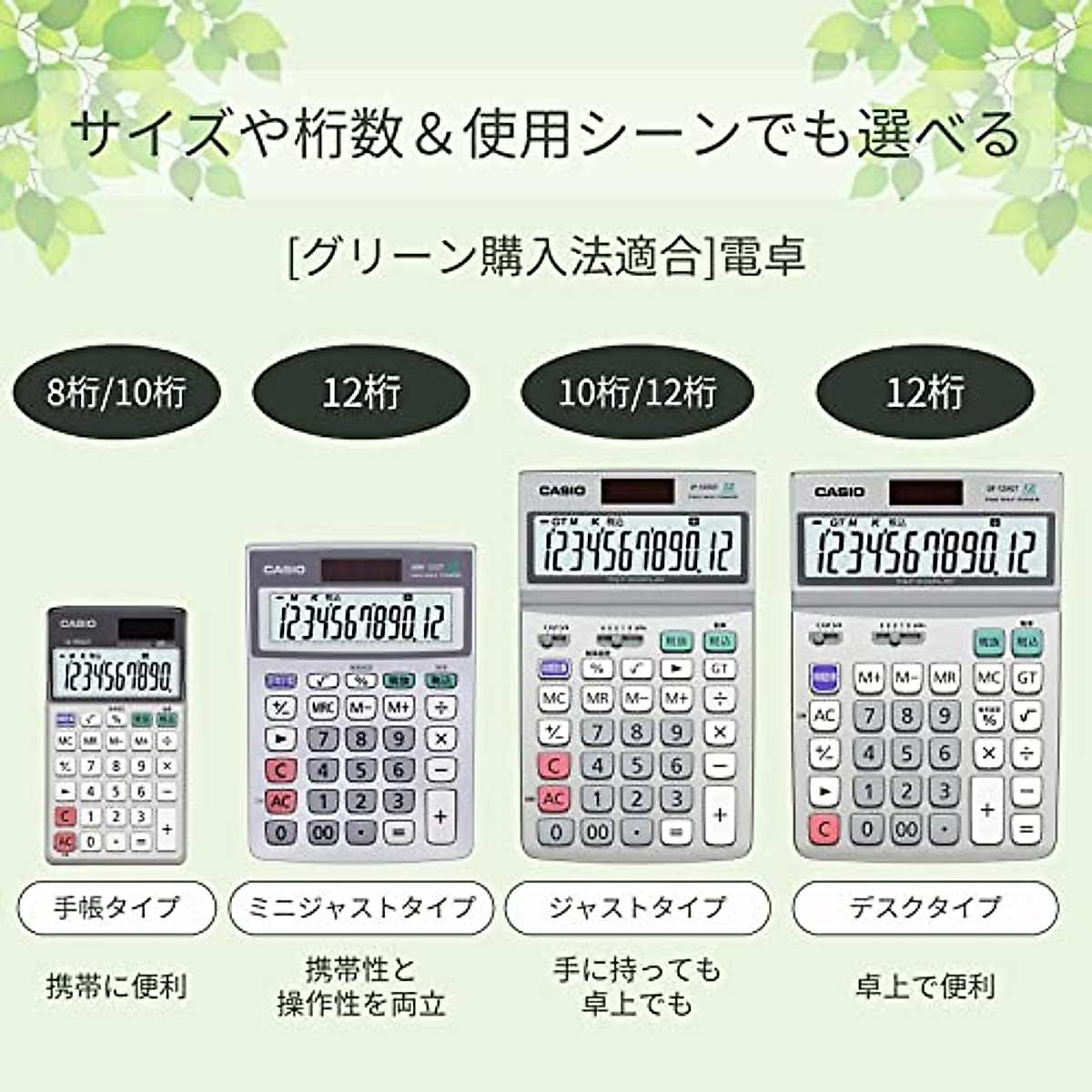 Casio Desk Calculator Type DF-120GT-N (Japan Import)