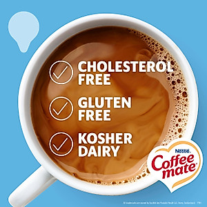 Nestle Coffee mate Coffee Creamer, French Vanilla, Liquid Creamer Singles, Non Dairy, No Refrigeration, Box of 180