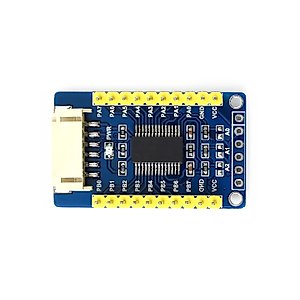Waveshare MCP23017 IO Expansion Board Compatible with Both 3.3V and 5V Levels I2C Interface Expands 16 I/O Pins