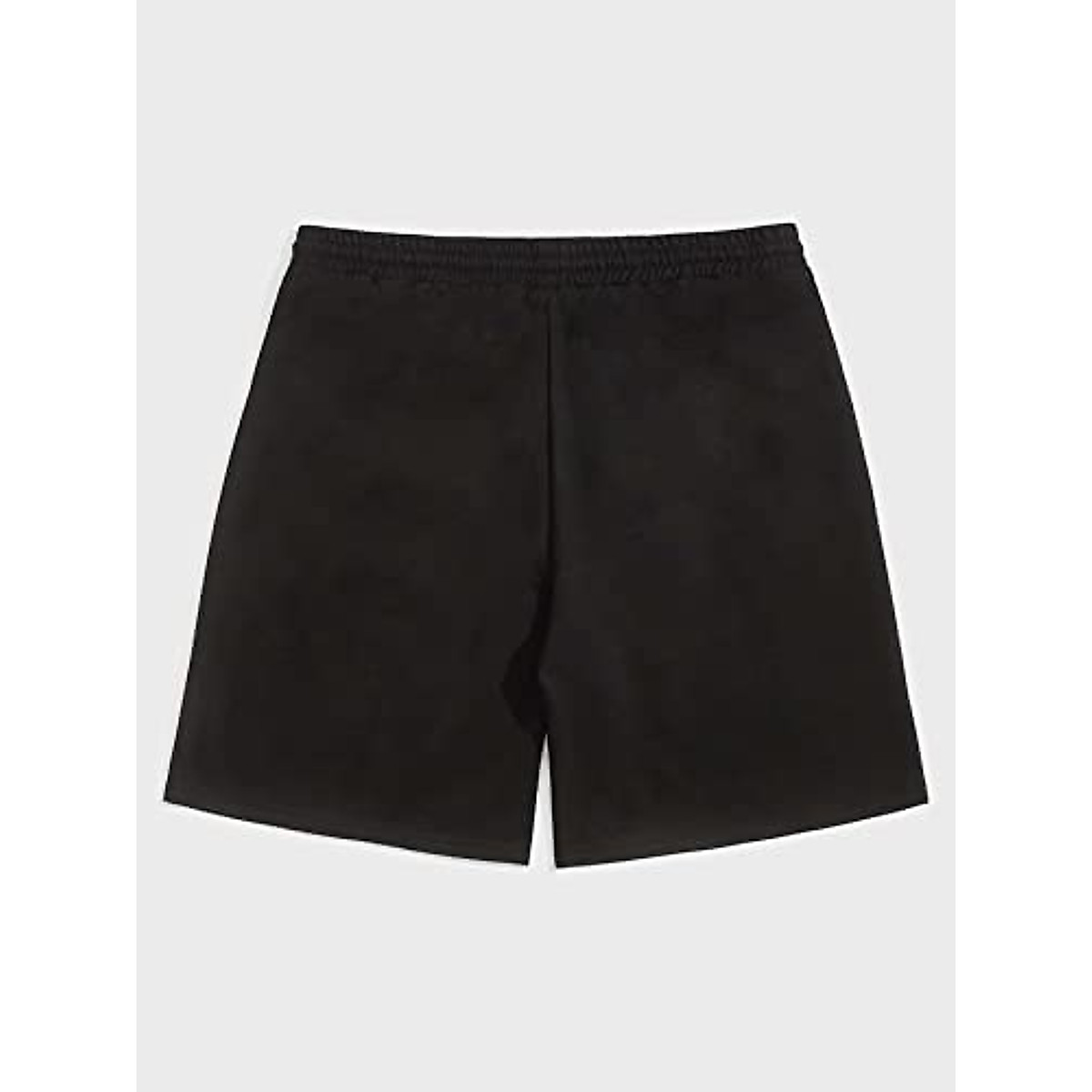 Cozyease Mens Casual Graphic Print Shorts High Waisted Drawstring Summer Beach Shorts with Pocket Black Letter Print M