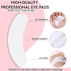 3D Beauty Biogel Eye Pads For Eyelash Extension, Under Eye Pads Eyelash Extension Supplies - 15 Sheets (30 Pairs)