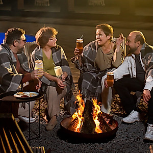 Ritzy Home Shopping - Aesthetic Set of 4-16 Oz Tumbler Glasses with Bamboo Lids and Glass Straws - Clear Drinking Glass Design for Iced Coffee, Tea, Cocktail, latte or Beer.