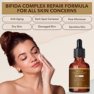 Kranicell Bifida Repair Facial Serum 1.7floz With Galactomyces, Niacinamide, Hyaluronic Acid - Ceramide Face Moisturizer For Anti Aging, Wrinkles , Korean Skin Care For Dry, Sensitive Skin
