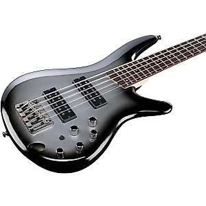 Ibanez SR305E MSS 5 String Metallic Silver Sunburst Electric Bass with Gig Bag,