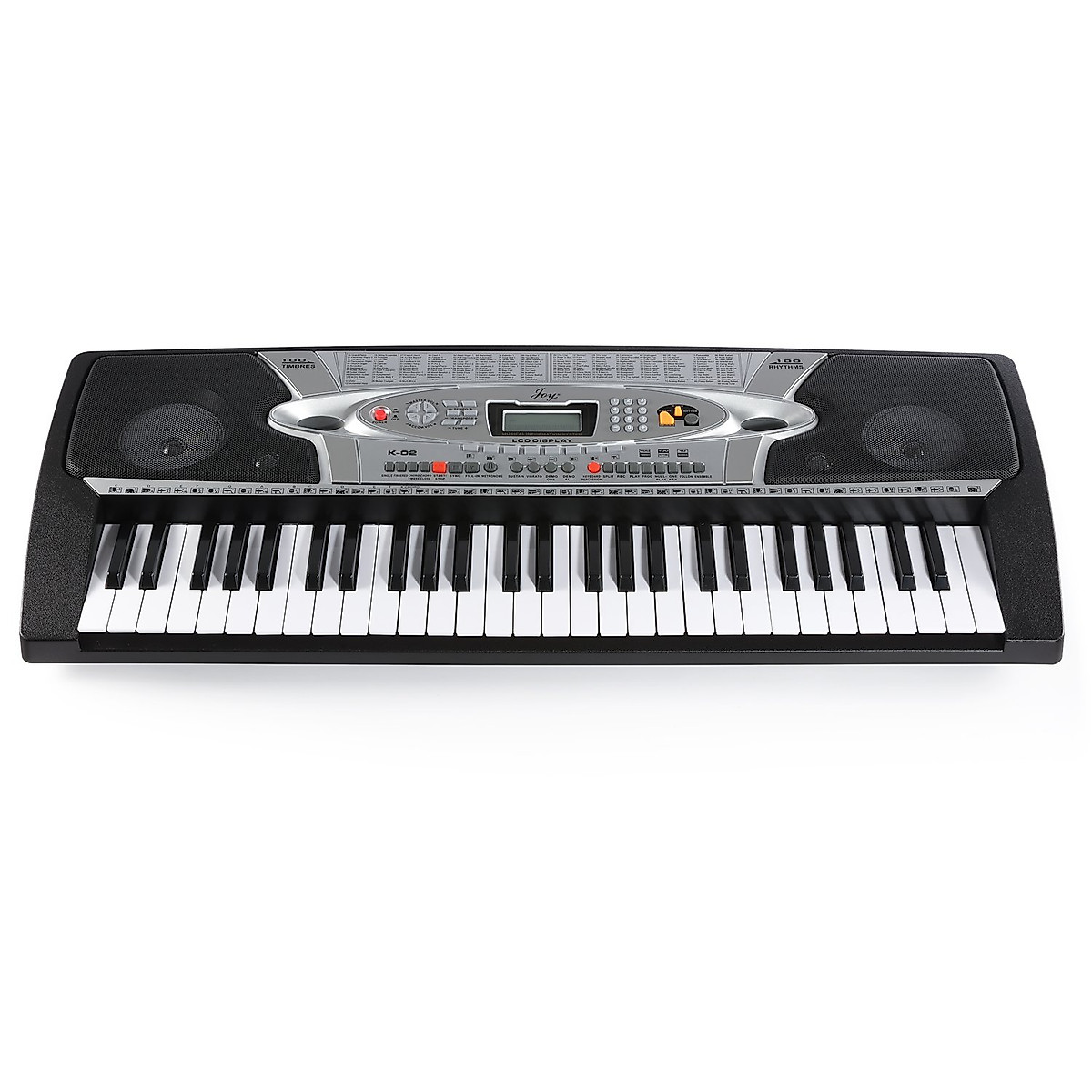 Joy LCD Screen 54-Key Portable Electronic Keyboard for Beginners with Power Supply