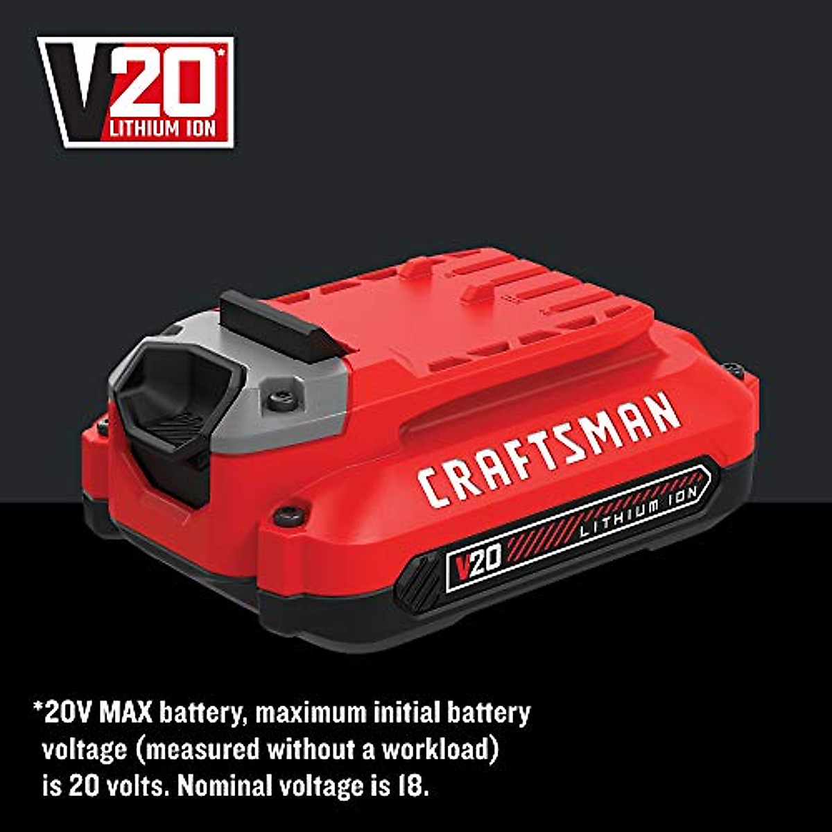 CRAFTSMAN V20 Cordless Leaf Blower, Variable Speed, Up To 100 MPH, with 2 Batteries and Charger (CMCBL720D2)