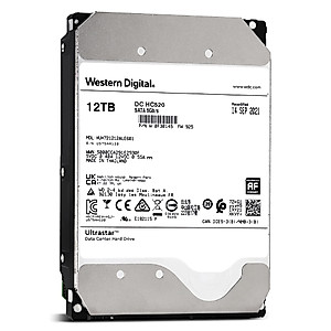 HGST 0F30145 3.5 inch 12TB ES 72000RPM 256MB SATA 6Gb/s 512E SED Ultrastar He12 Bare (Renewed)