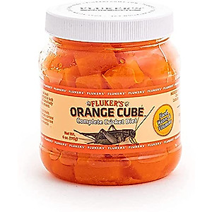 Fluker's Orange Cube Complete Cricket Diet 6oz - Includes Attached DBDPet Pro-Tip Guide