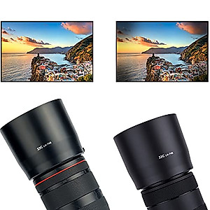 JJC ET-74B Bayonet Dedicated Lens Hood Shade for Canon RF 100-400mm f/5.6-8 is USM and Canon EF 70-300mm f/4-5.6 is II USM Lens, Replaces Canon ET-74B OEM Lens Hood