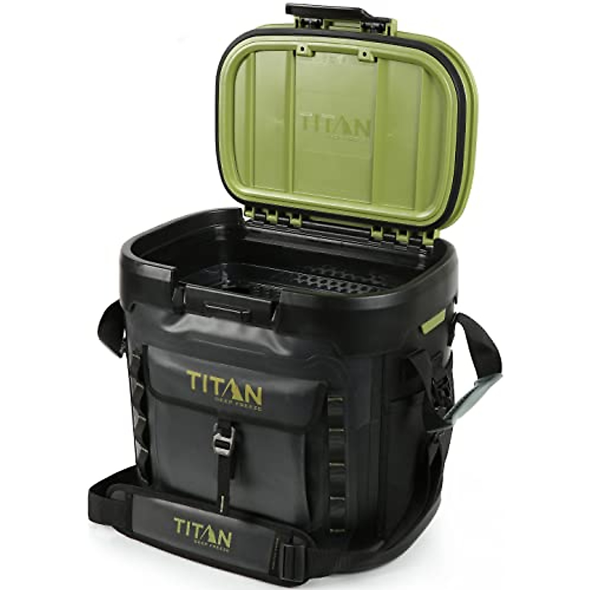 Titan Deep Freeze Welded Coolers and Welded Backpacks, Leak Proof, Microban Protection, and Multi-Day Ice Retention