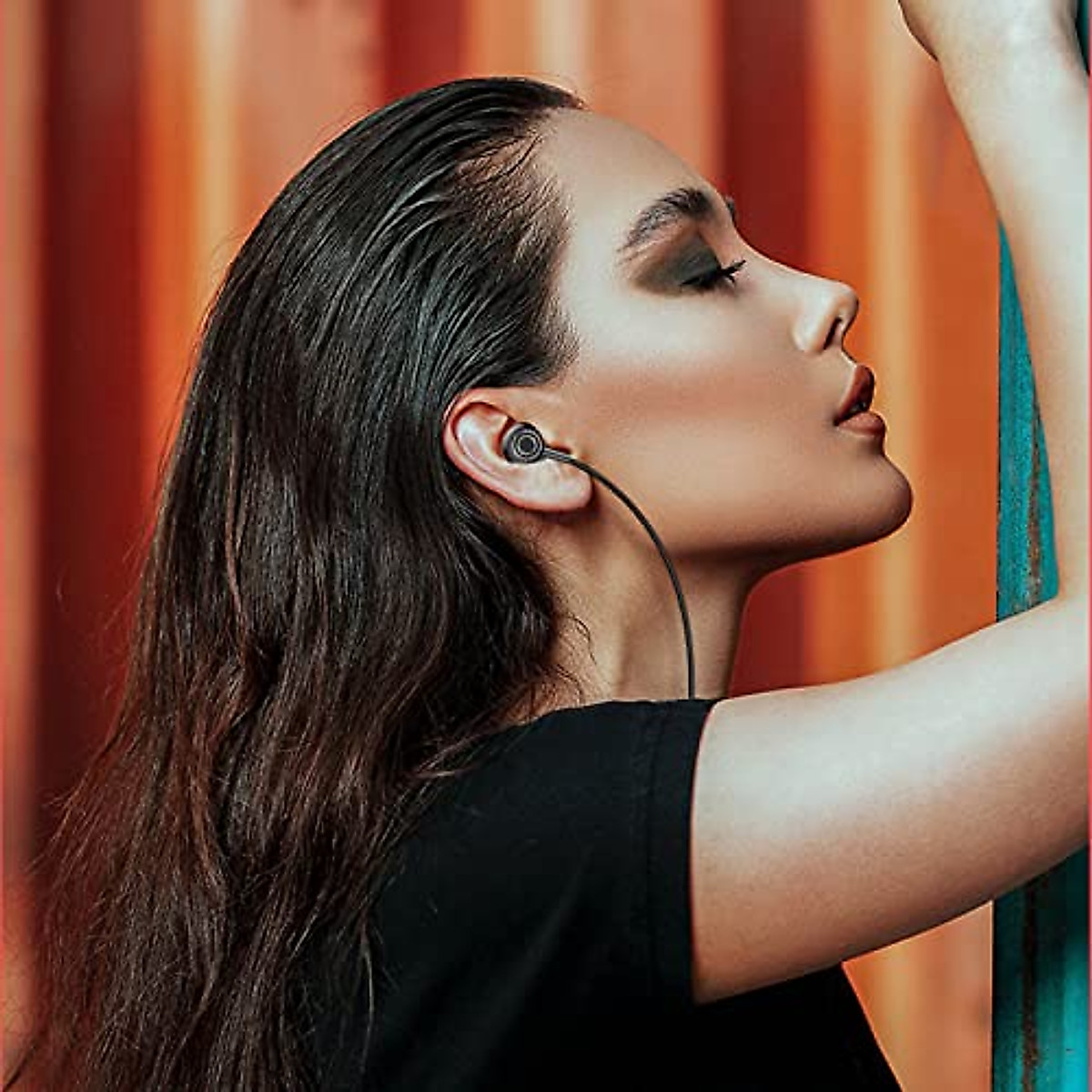 Wireless High-Power Headphones Bluetooth Earphones Double Ear Neck Hoop Ear Neck-Mounted Earphones for Sports