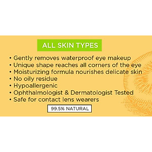 Burt's Bees Eye Makeup Remover Pads, 35 Count