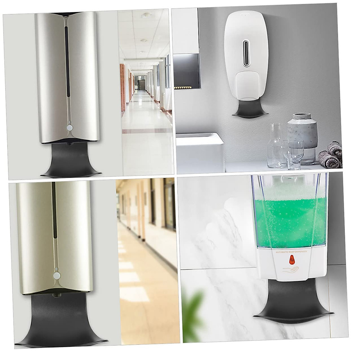 2Pcs soap Dispenser Tray Automatic soap Dispenser drip Trays Liquid soap Plastic containers Foam Liquid Laundry Spray drip Tray wash Your Phone abs Floor