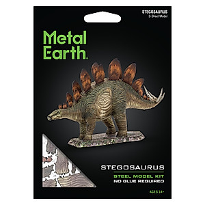Metal Earth Stegosaurus Dinosaur Color 3D Metal Model Kit Fascinations