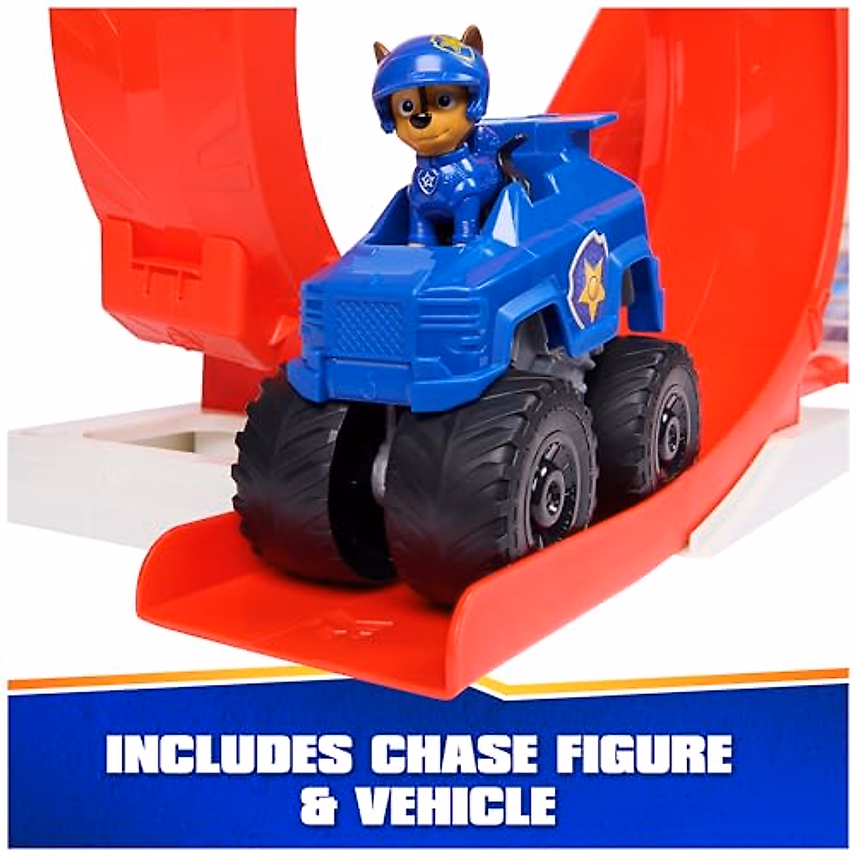 PAW Patrol: Rescue Wheels Super Loop Tower HQ, with Light, Sound, Vehicle Launcher, Chase Action Figure & Toy Truck, Kids Toys for Boys & Girls Age 3+